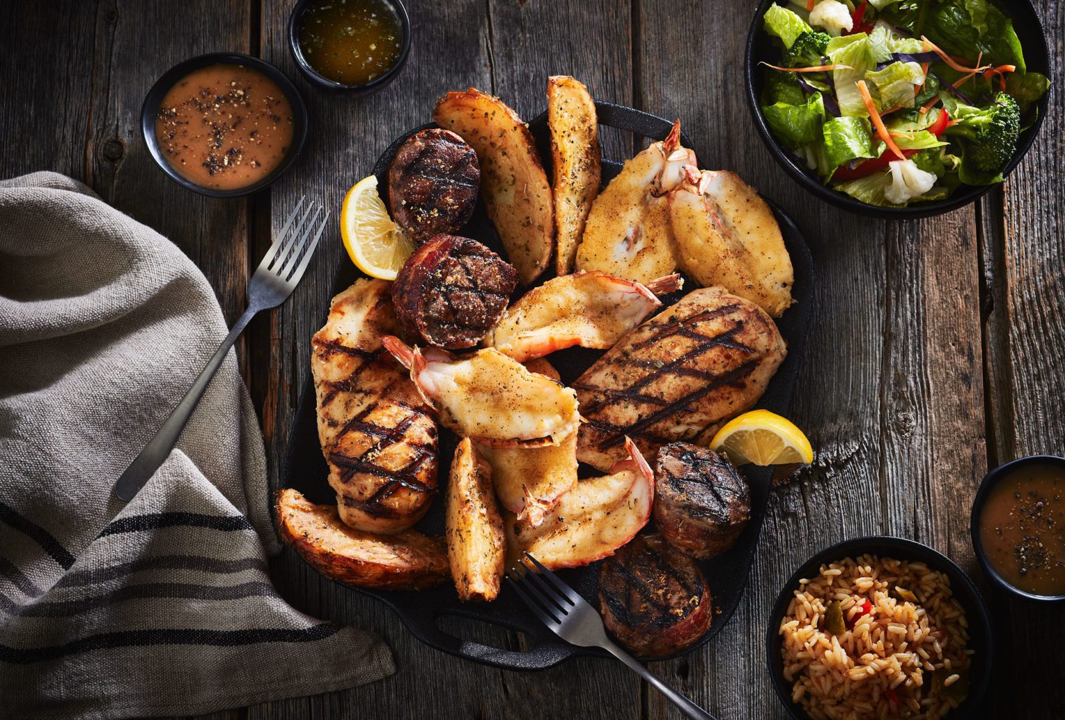 Menu salle à manger Grillades & Fruits de Mer | Casa Grecque